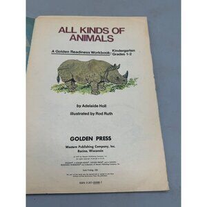 a golden readiness workbook | Accents | Read All Kinds Of Animals A ...